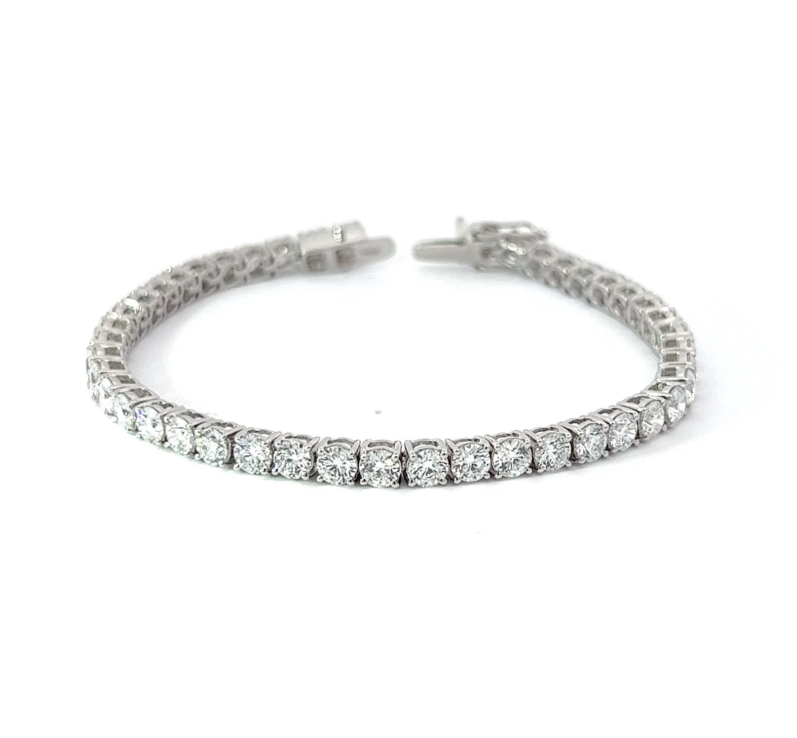 9CTTW LAB GROWN ROUND TENNIS BRACELET DEE DIAMONDS